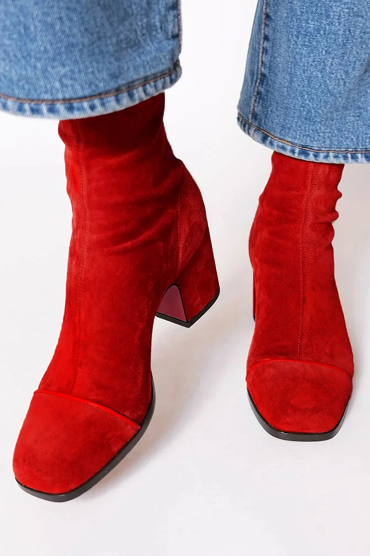 Marie™ | Bold Colorful Ankle Boots – Clara Hart Minnesota