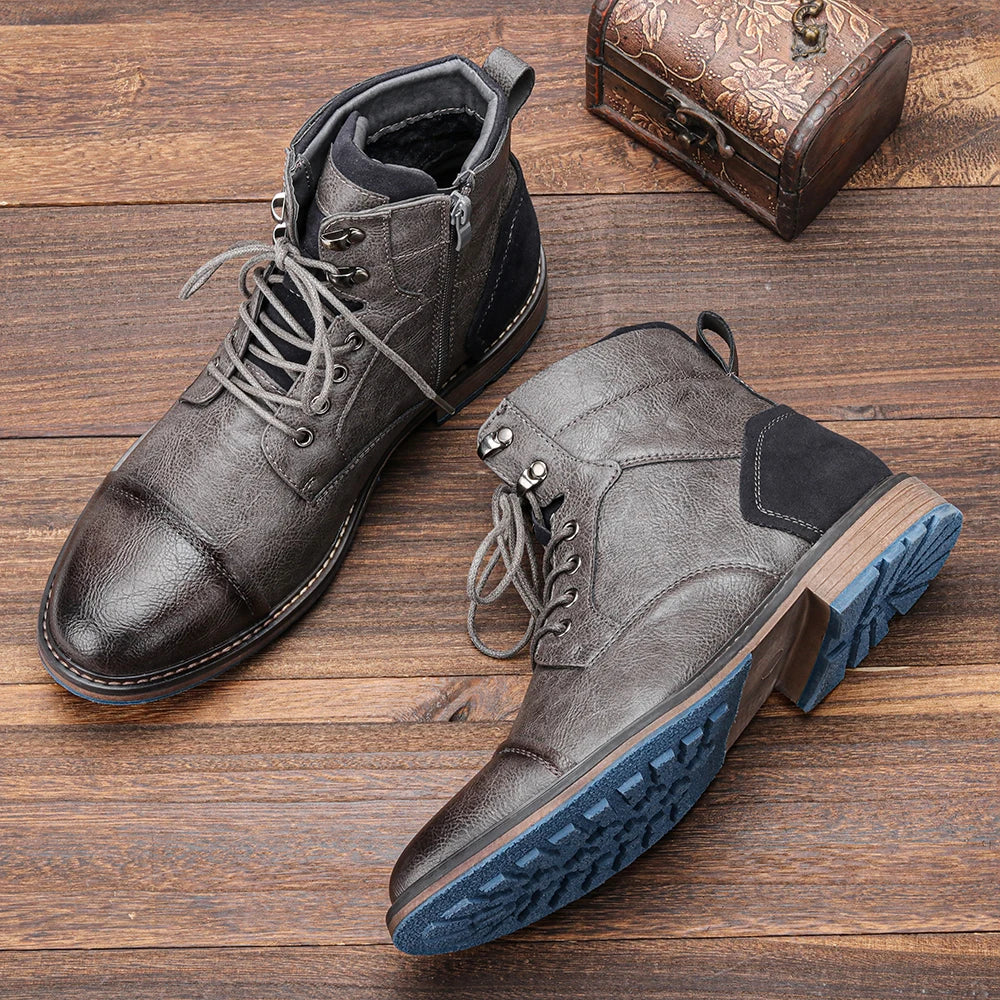 VIGGO™ | MODERN ROBUST LEATHER BOOTS FOR MEN – Clara Hart Minnesota
